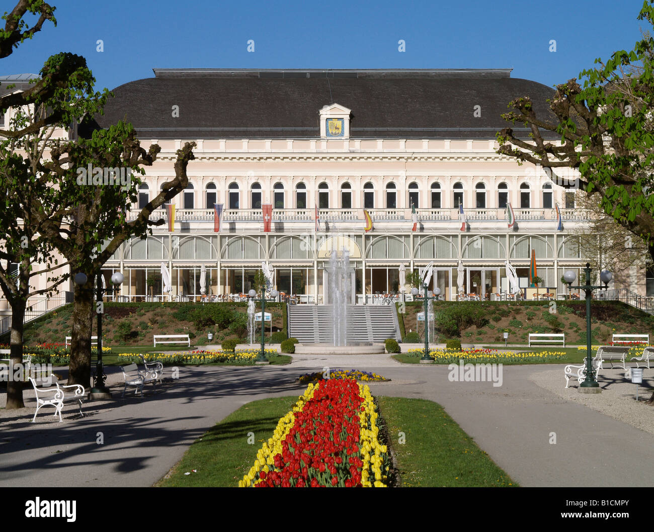 Bad Ischl, spa gardens, Austria, Upper Austria, Salzkammergut, Bad ...