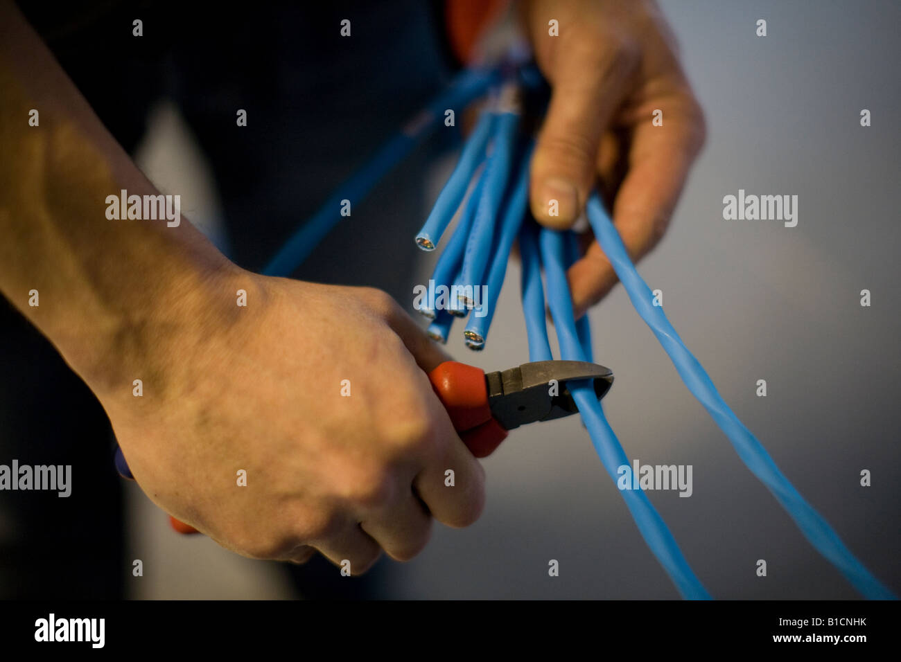 Interior communications electrician hi-res stock photography and images ...