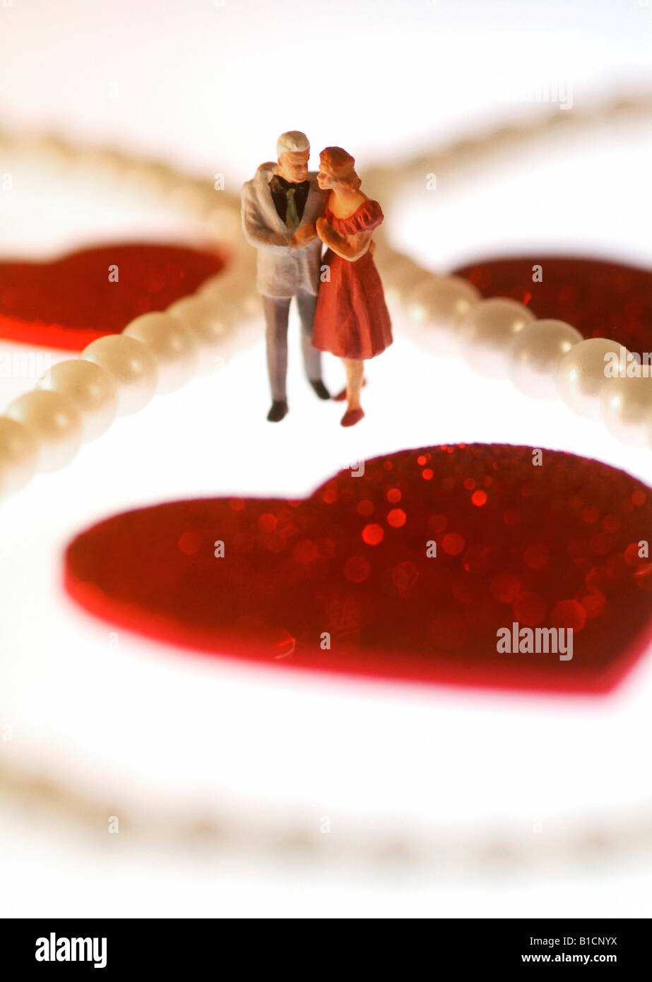 symbolic for love couple Stock Photo - Alamy