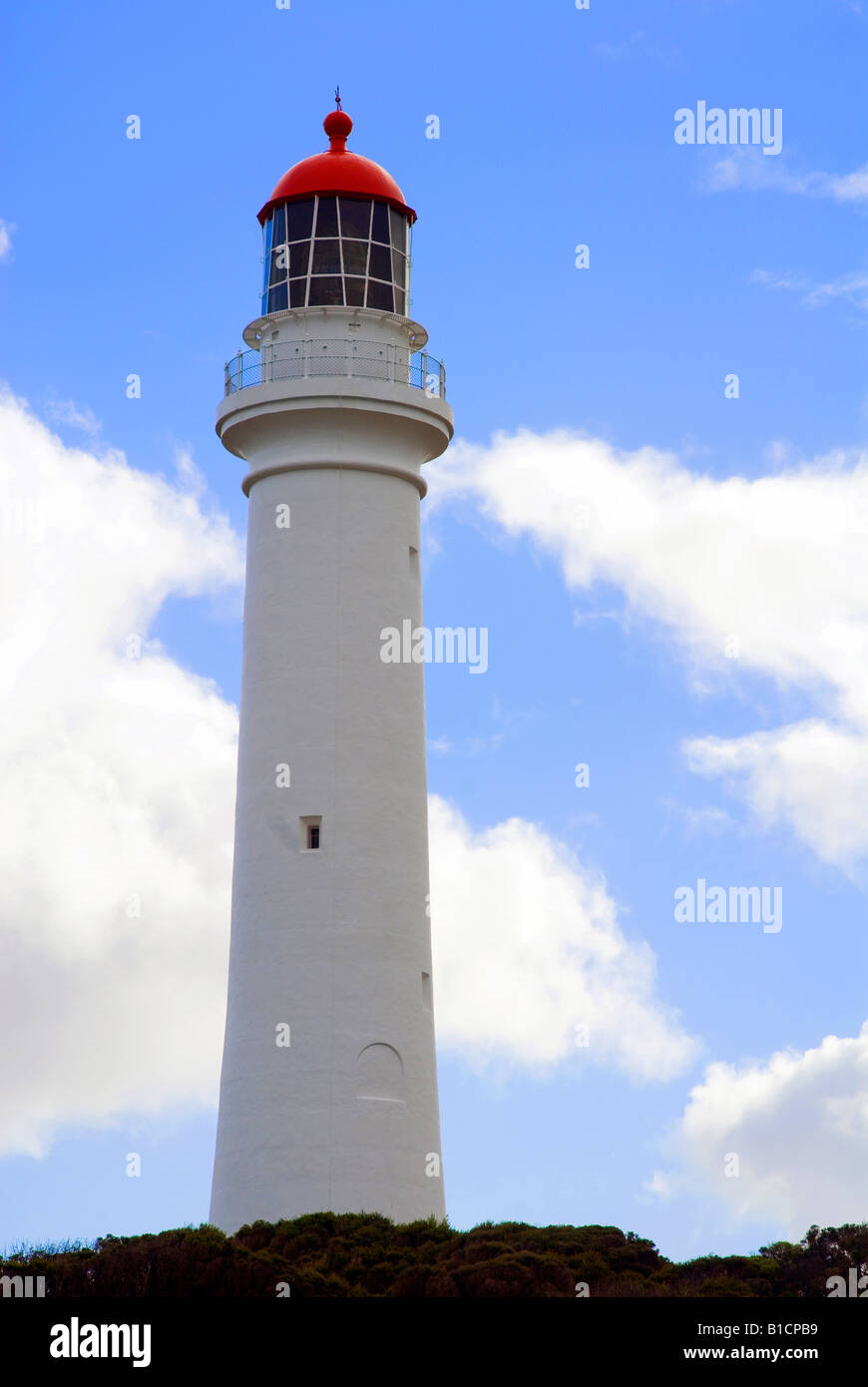 The lighthouse along the Great Ocean Road in Melbourne, Australia Stock ...