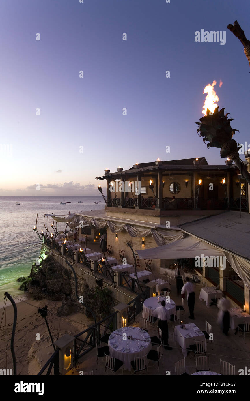 Barbados the cliff restaurant hi-res stock photography and images - Alamy