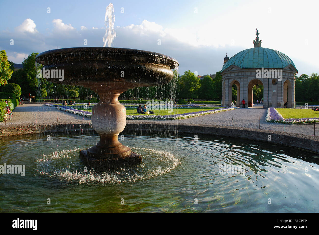 Europe, Germany, bavaria, Munich, Hofgarten, Hof, Garden Stock Photo ...
