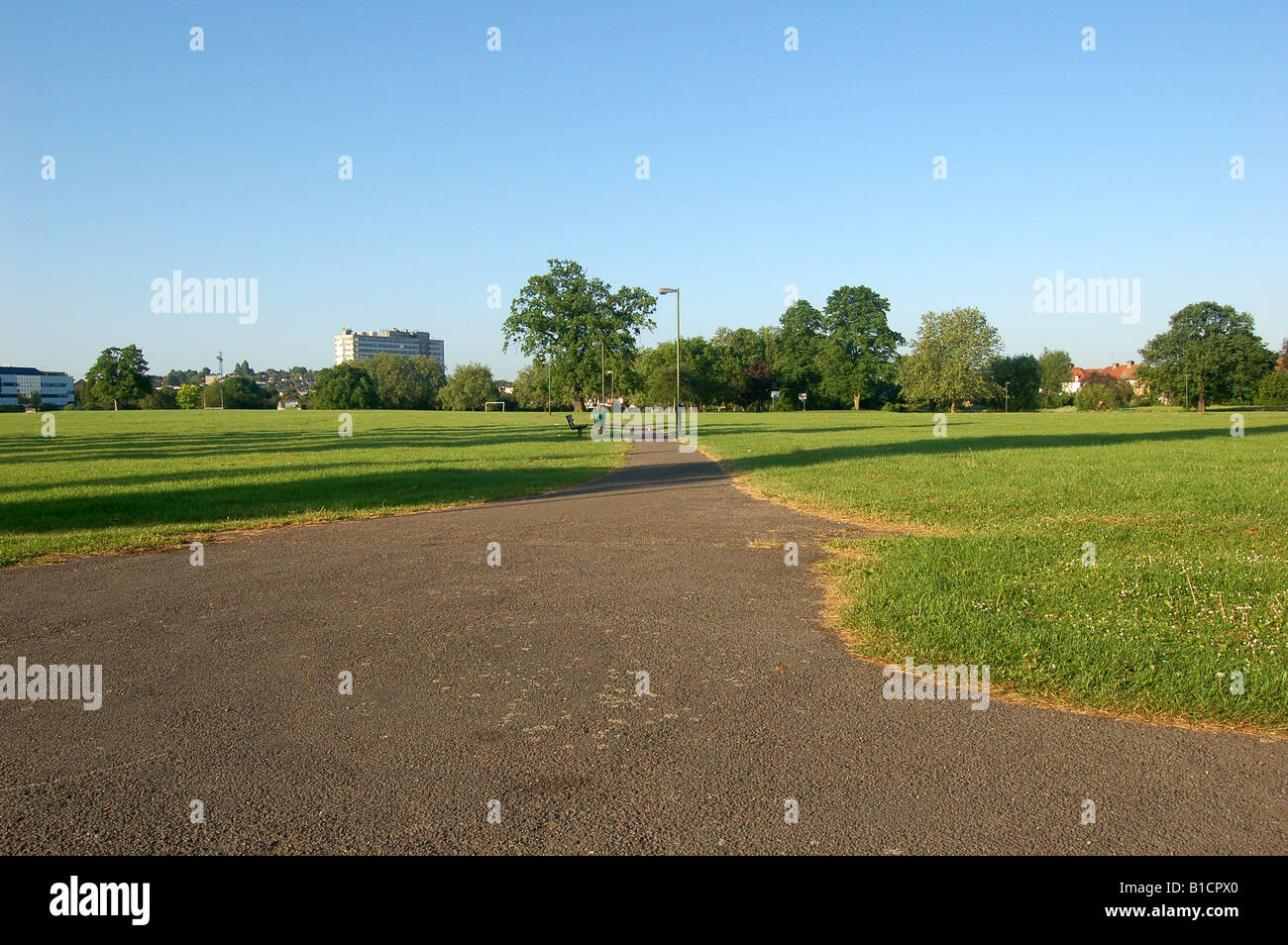 Millennium Walk, Montrose Park, Burnt Oak, Barnett, London Stock Photo ...