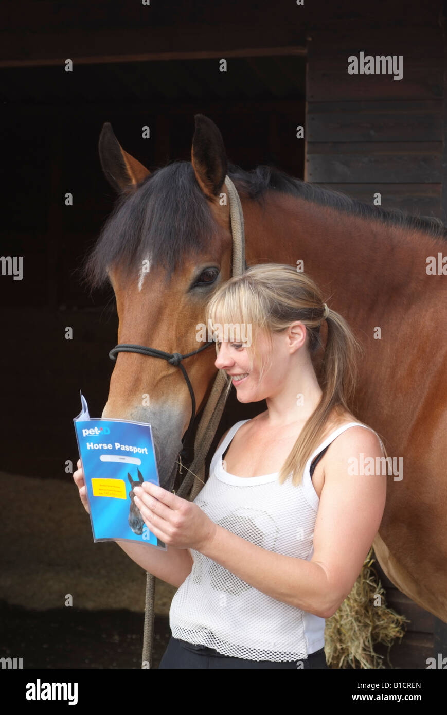 Equine passport hi-res stock photography and images - Alamy