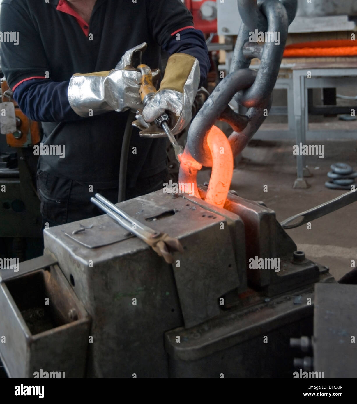 Inside a factory making manufactured goods with steel Stock Photo - Alamy