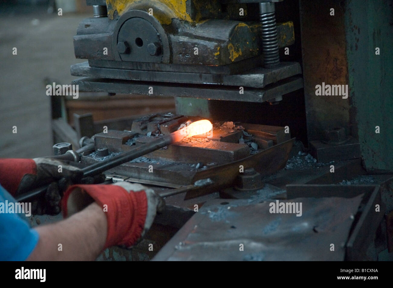 Inside a factory making manufactured goods with steel Stock Photo - Alamy