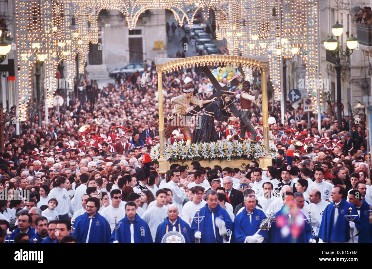 Good Friday Procession Ispica Sicily Italy Stock Photo - Alamy