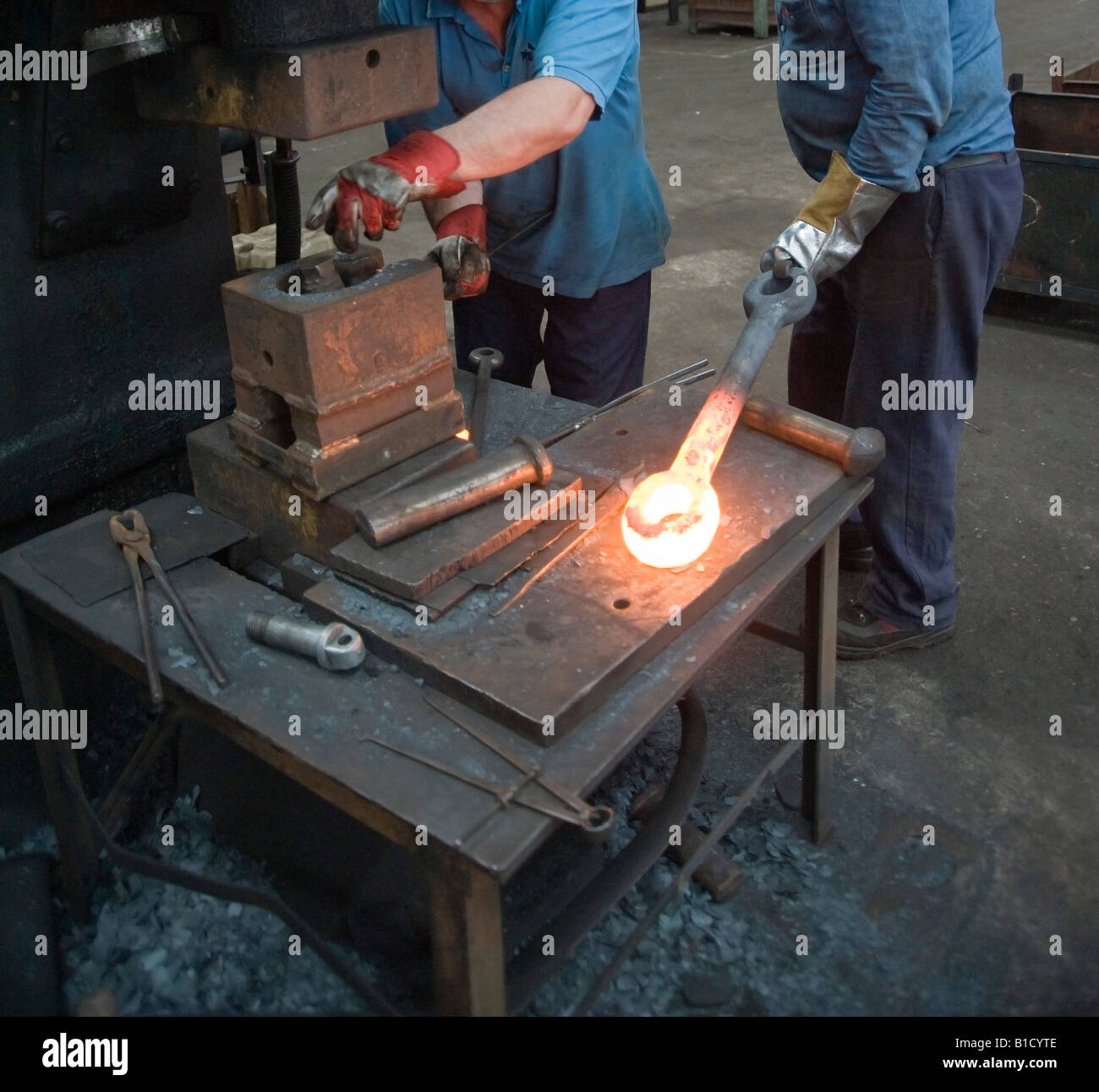 Inside a factory making manufactured goods with steel Stock Photo - Alamy