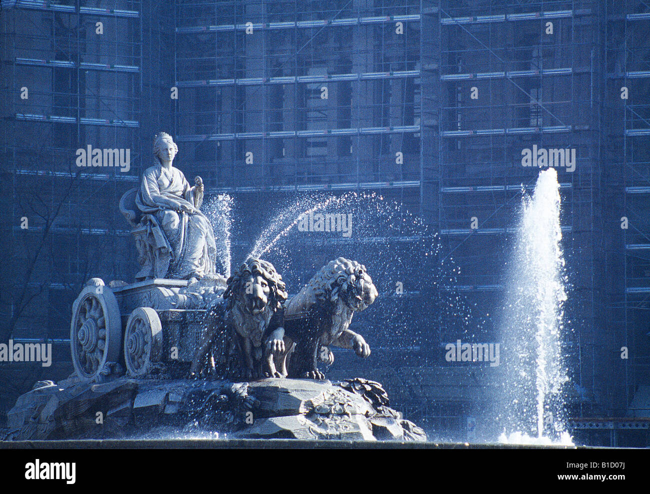 The Cibeles fountain. Madrid. Spain Stock Photo - Alamy