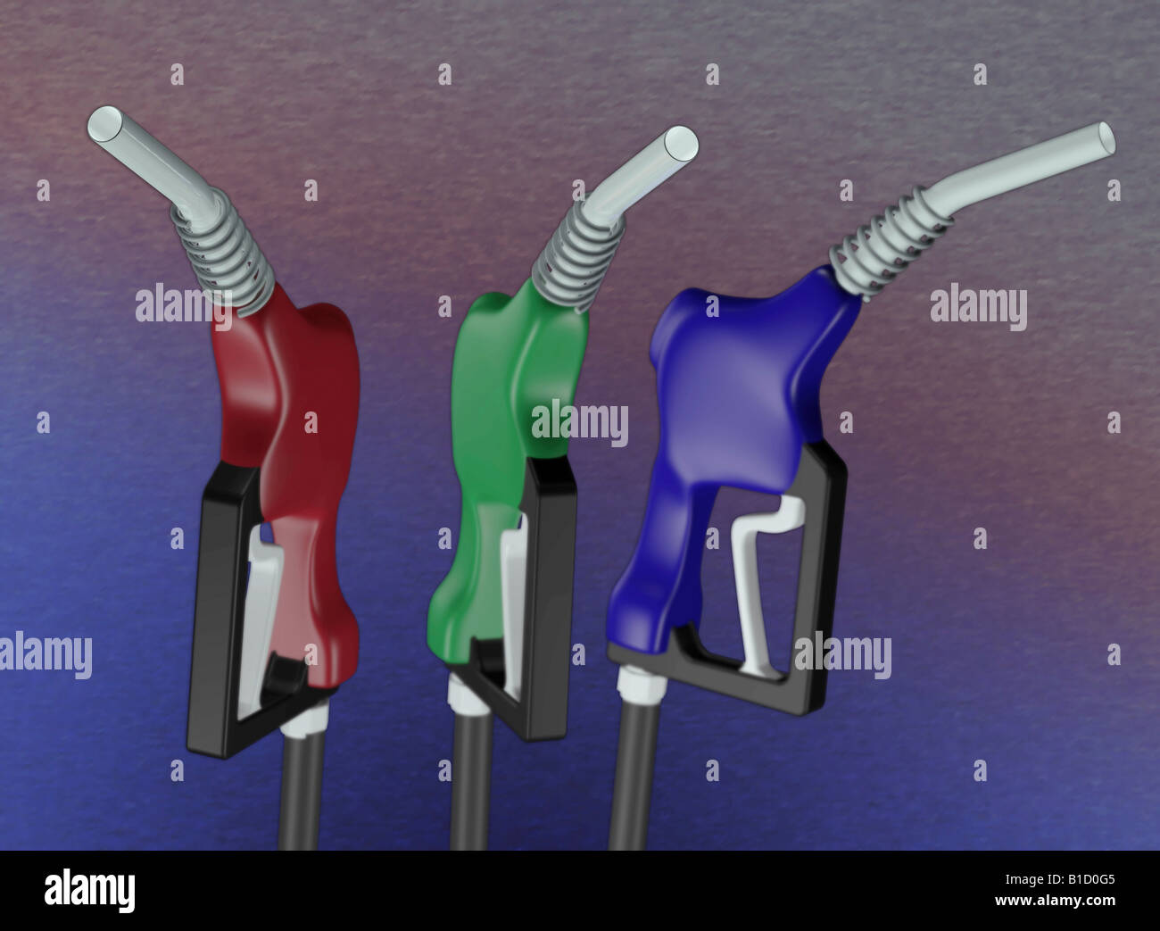 gas nozzle 3d Stock Photo - Alamy