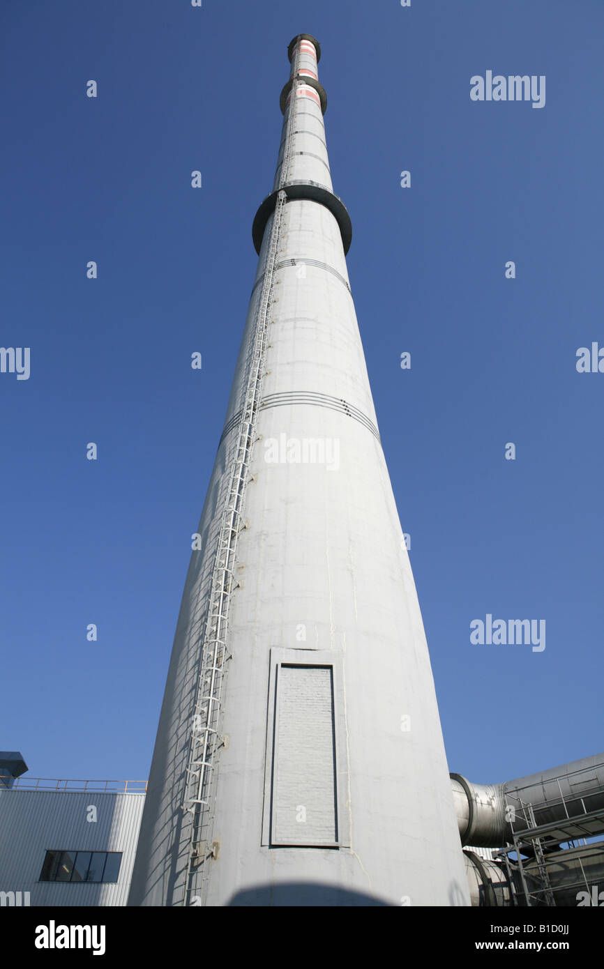 Chimneys with smoke column hi-res stock photography and images - Alamy