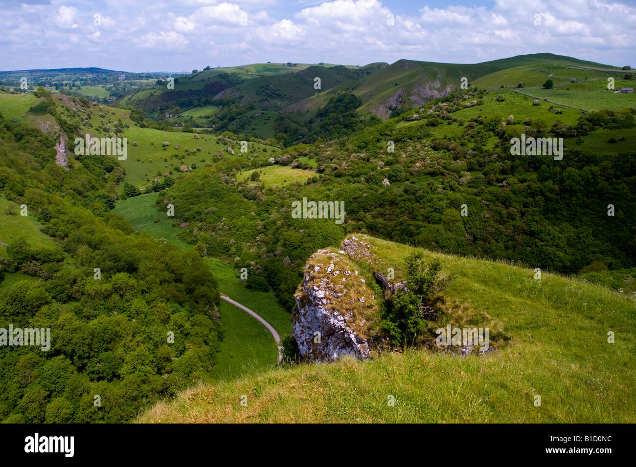 View looking over the Manifold Valley from the summit of the Thor's ...