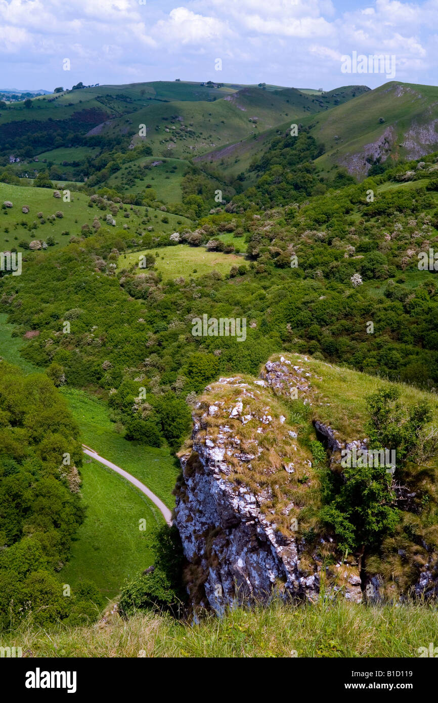View looking over the Manifold Valley from the summit of the Thor's ...