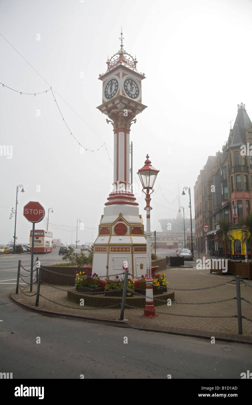 Jubilee Clock Tower Queen Victoria, Douglas, Isle of Man. Vertical ...