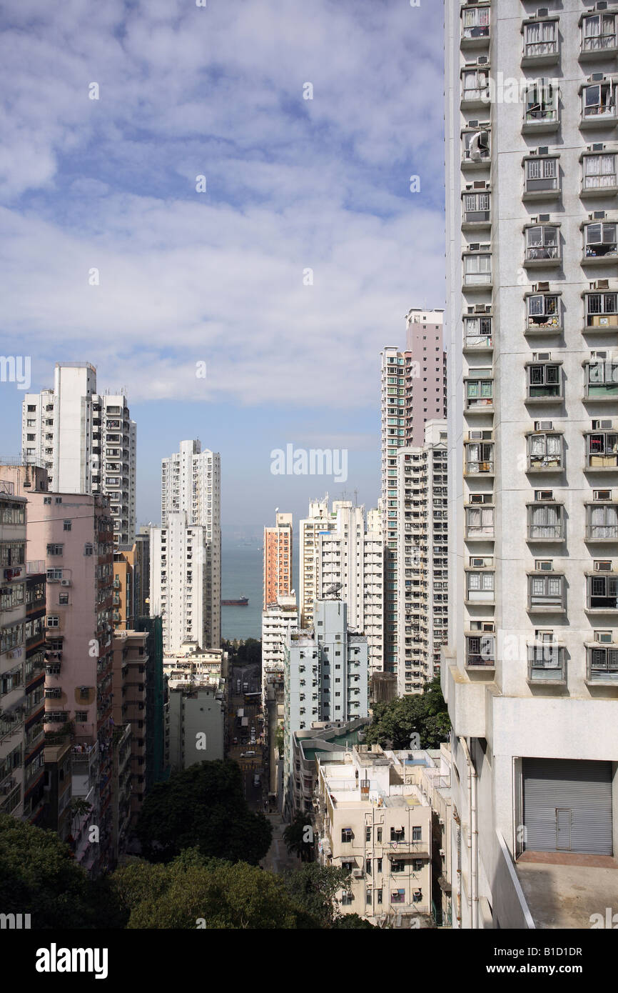 Blocks of flats in Hong Kong, China Stock Photo - Alamy