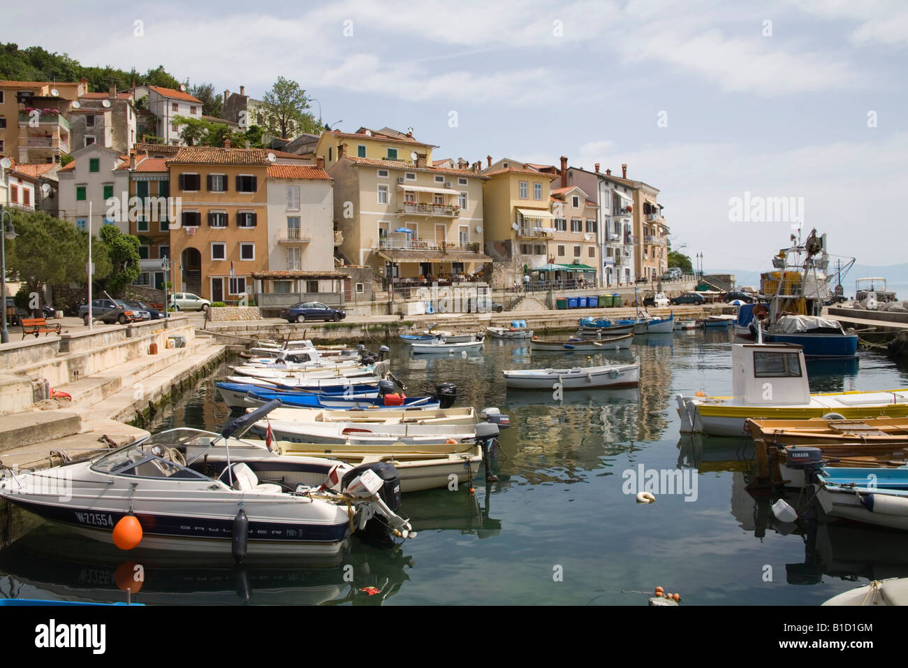 Moscenicka Draga Istria Croatia Europe May The small port popular ...