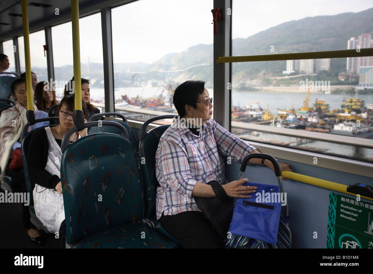 Inside hong kong bus hi-res stock photography and images - Alamy