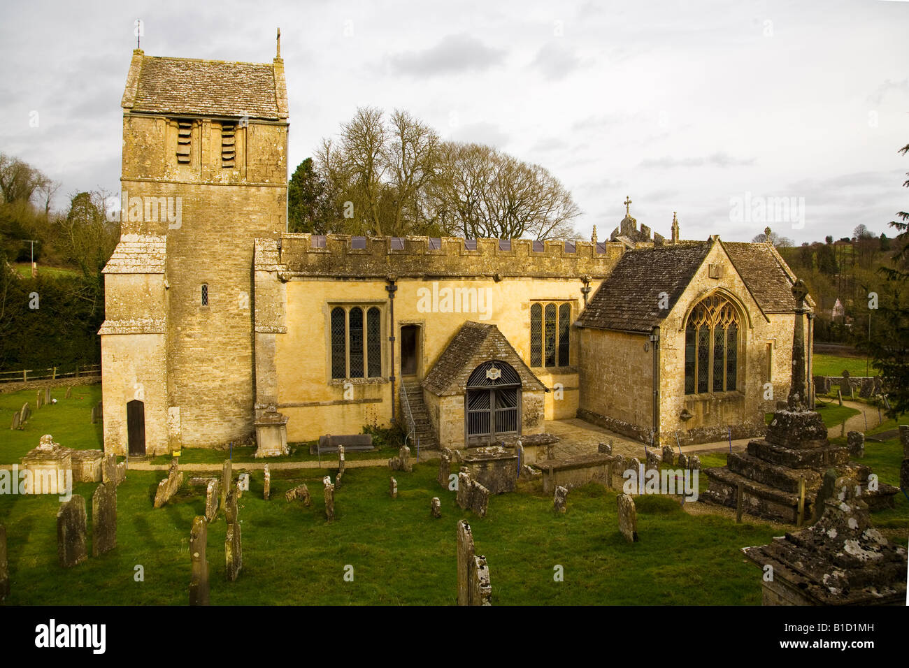 All Saint's Church, a Norman church with saddleback tower at North ...