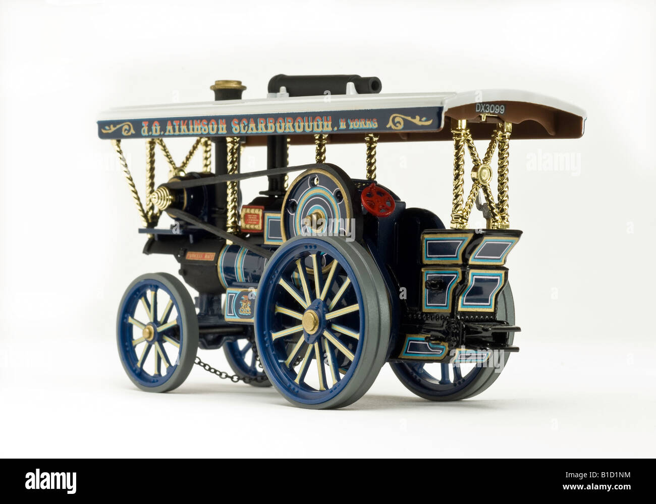 Toy Garrett Traction Engine Stock Photo - Alamy