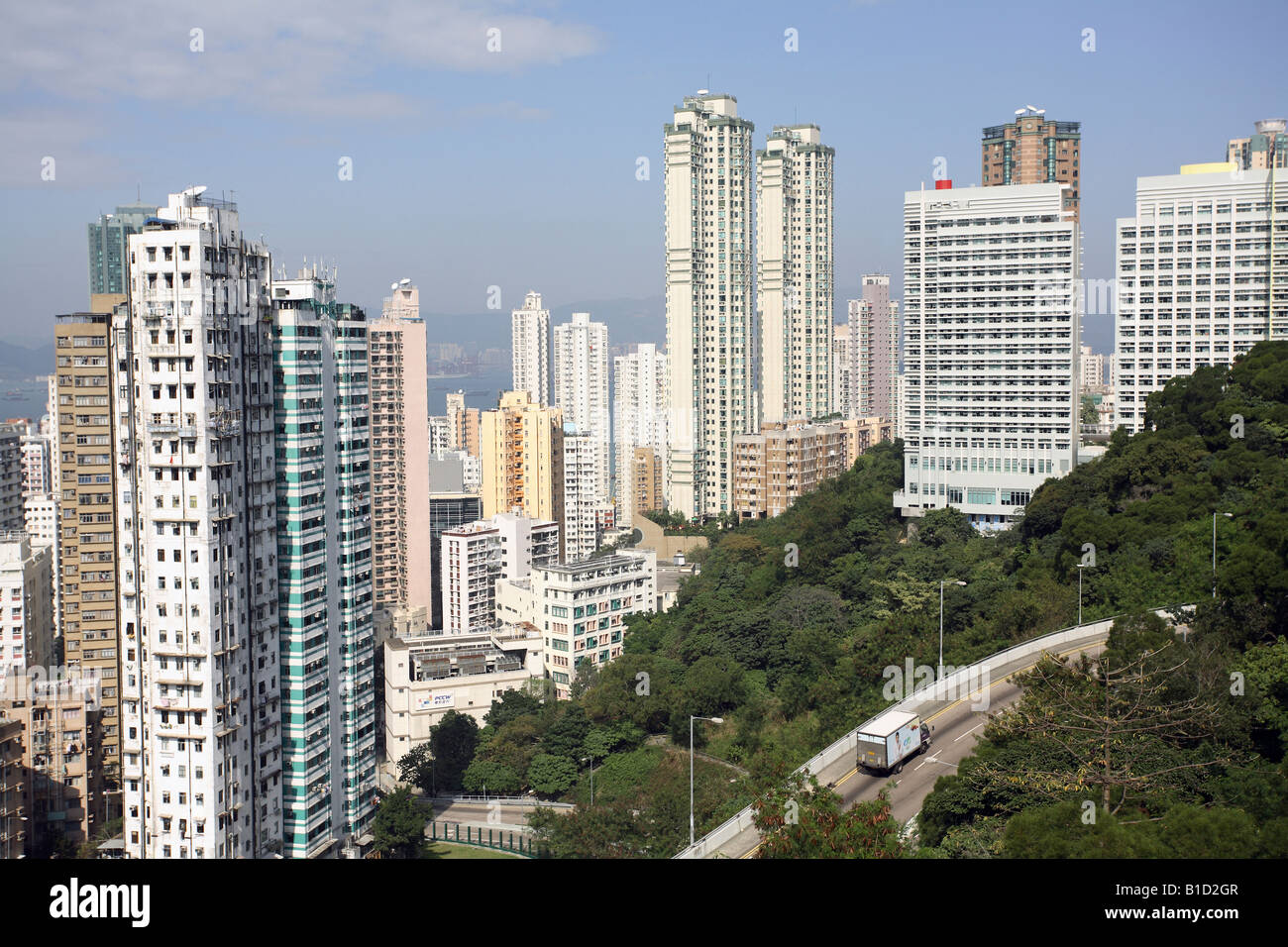 Blocks of flats in Hong Kong, China Stock Photo - Alamy
