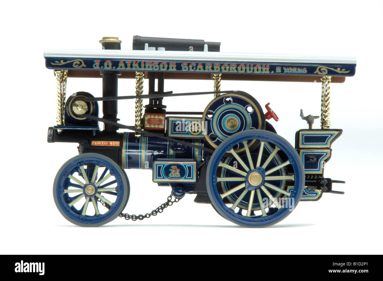 Toy Garrett Traction Engine Stock Photo - Alamy