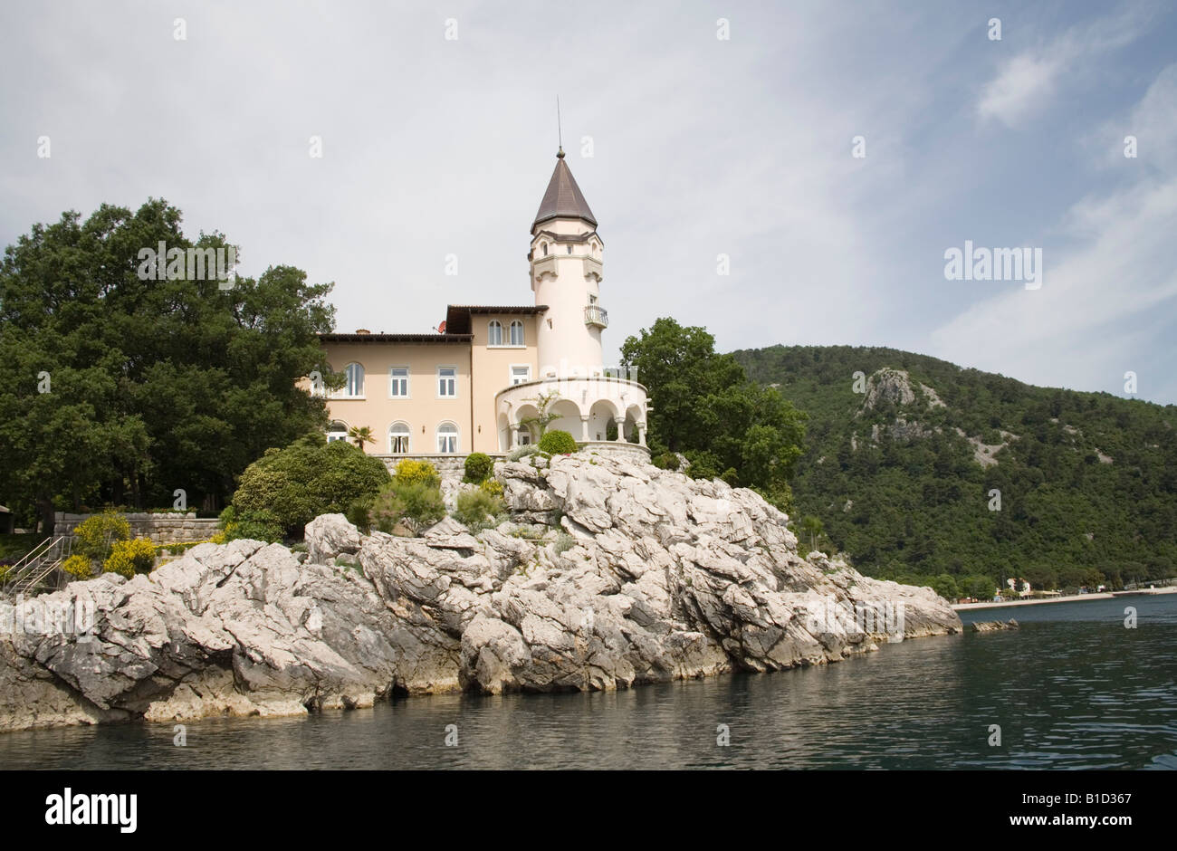 Kvarner Riviera Istria Croatia Europe May An unusual home built on a ...