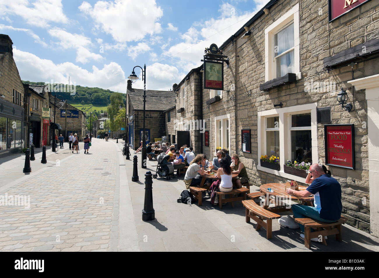 Shoulder of Mutton Pub, Bridge Gate, Town Centre, Hebden Bridge, Calder ...