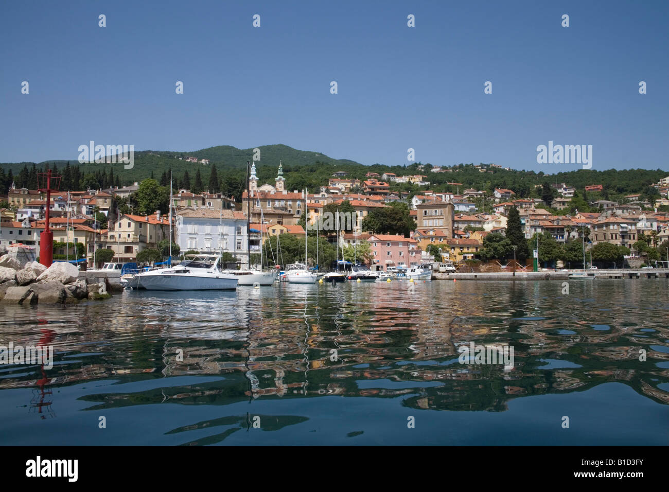 Volosko Istria Croatia Europe May Mandrac the small port of this small ...