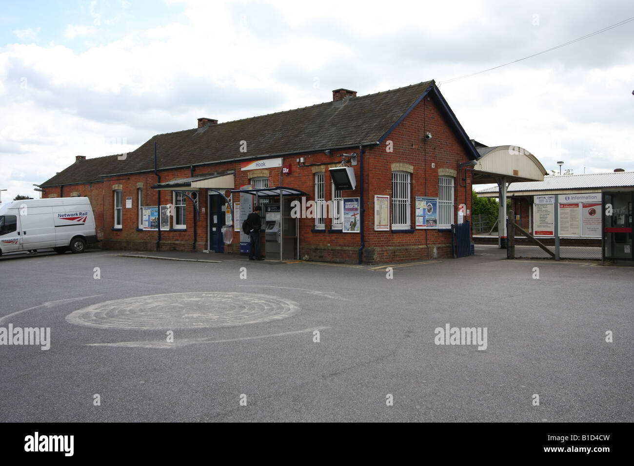Hook Hampshire Railway Station Stock Photo - Alamy