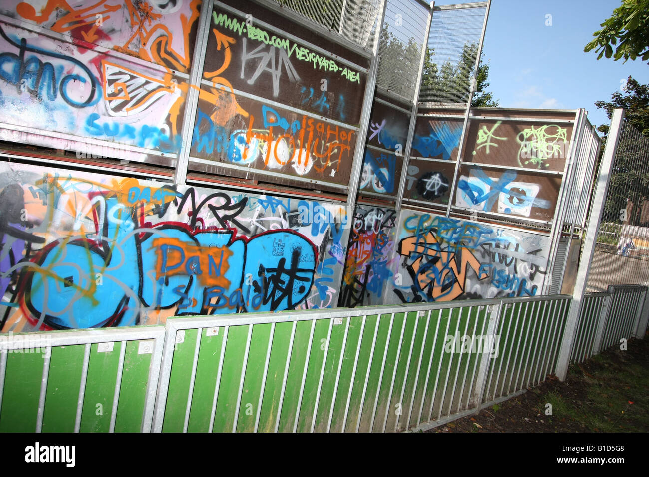 Skate Park Graffiti Stock Photo - Alamy