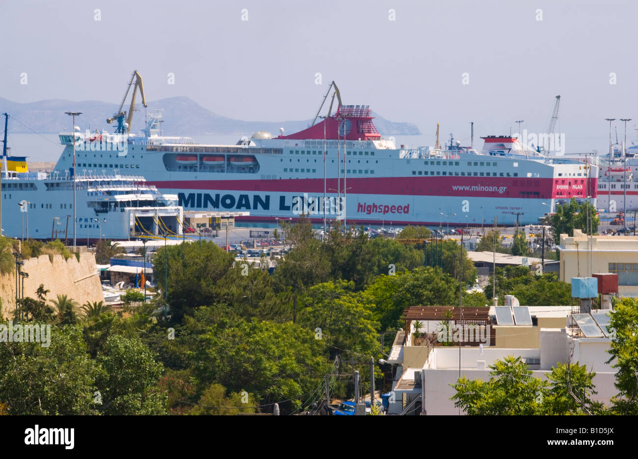 Ship ferry to crete hi-res stock photography and images - Alamy