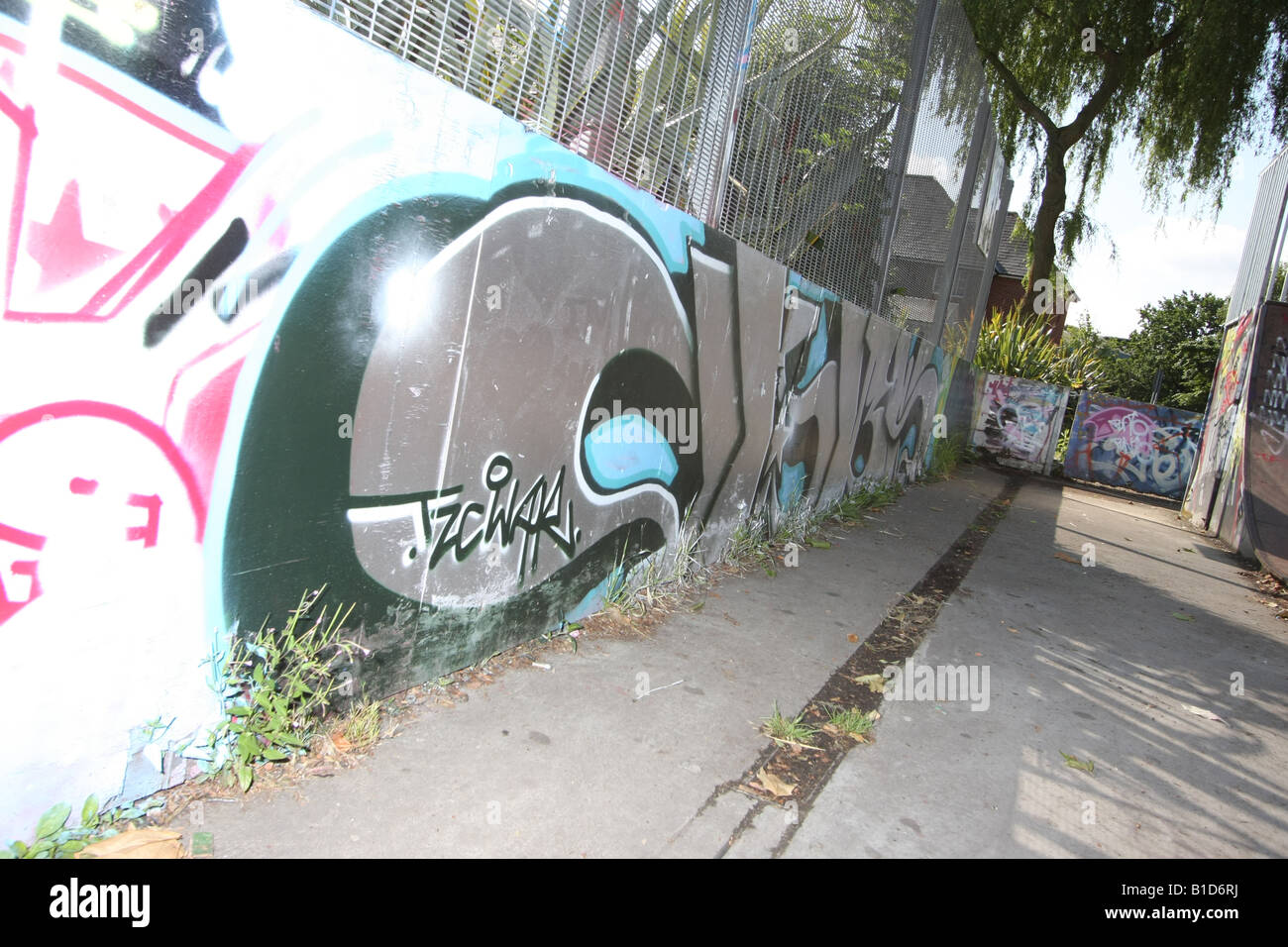 Skate Park Graffiti Stock Photo - Alamy