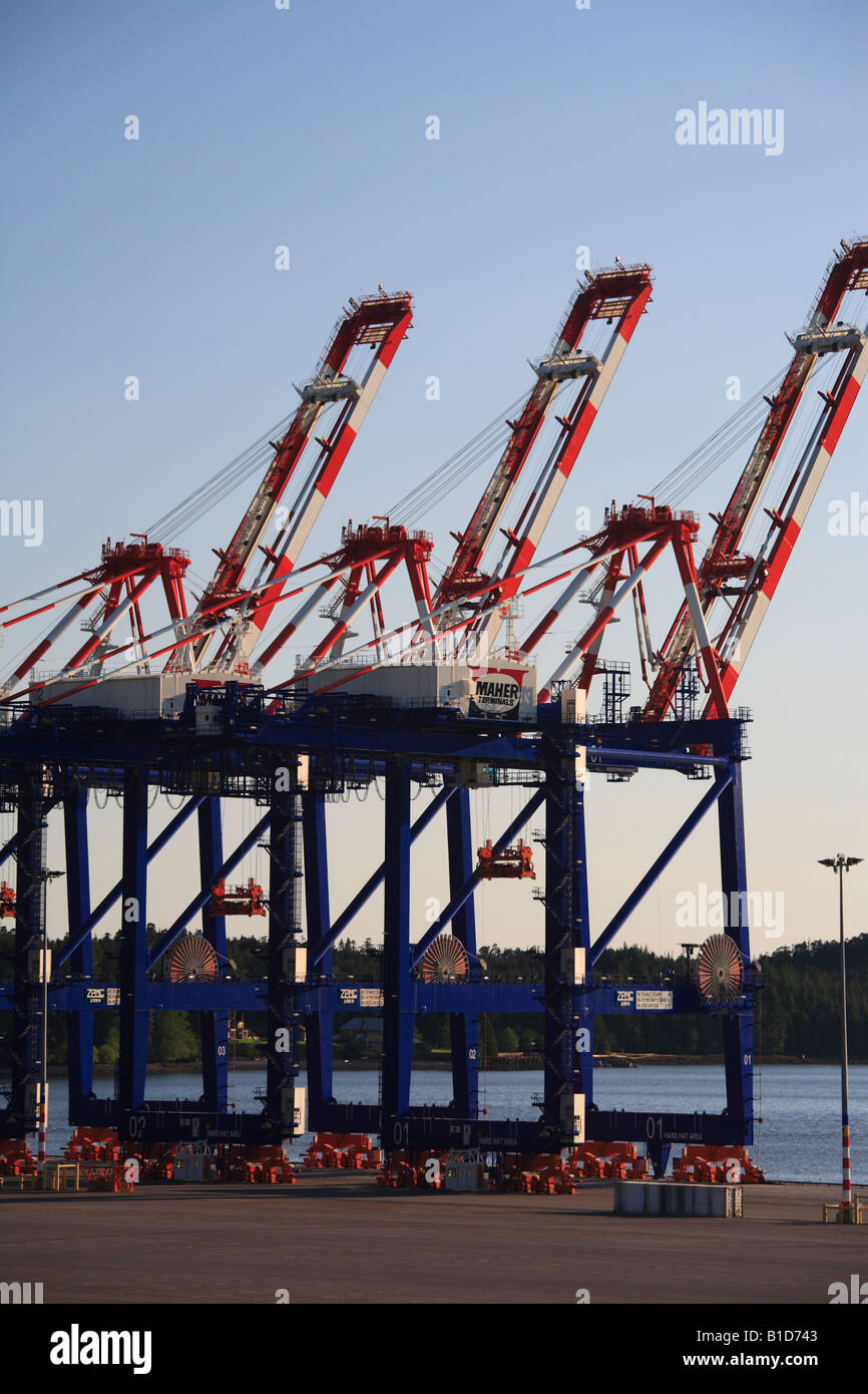 Fairview Container Terminal Prince Rupert BC Stock Photo - Alamy