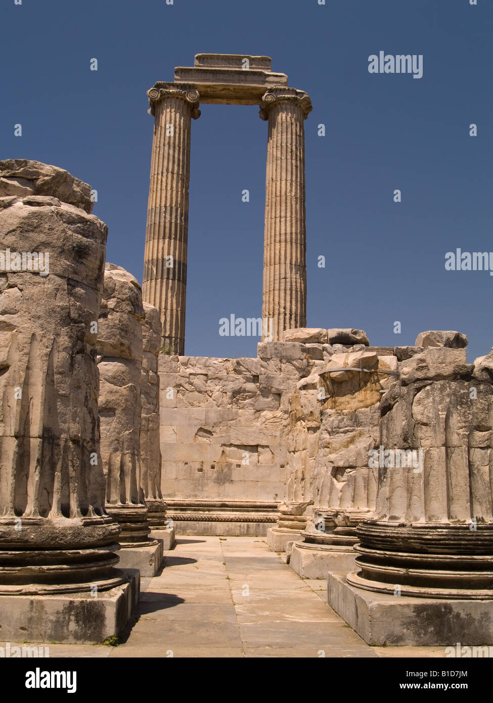 Columns of the Temple Stock Photo - Alamy