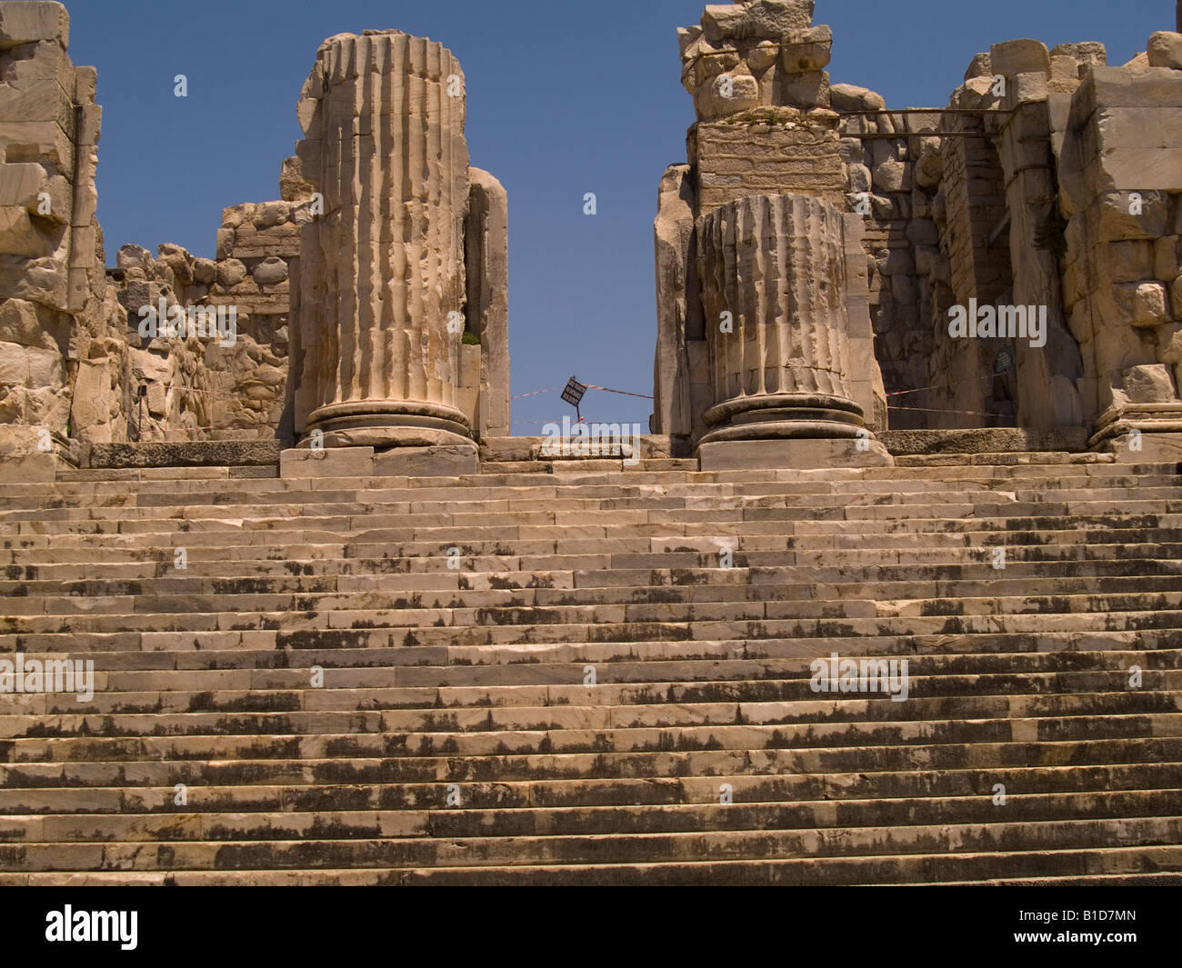 Inside the Temple of Apollo - Steps up to the Oracle Room, Didim ...
