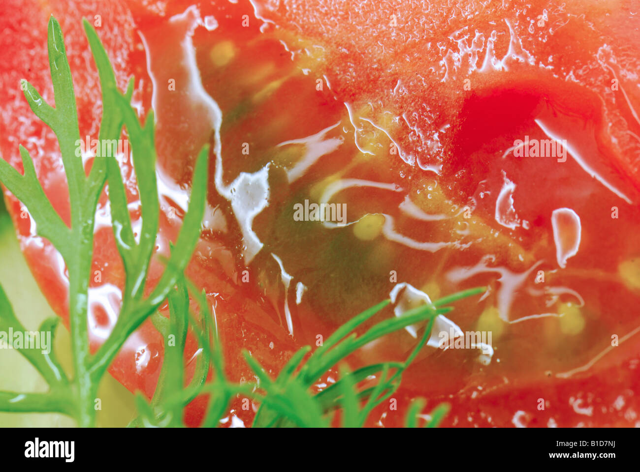 Close up of the slashed tomato Stock Photo - Alamy