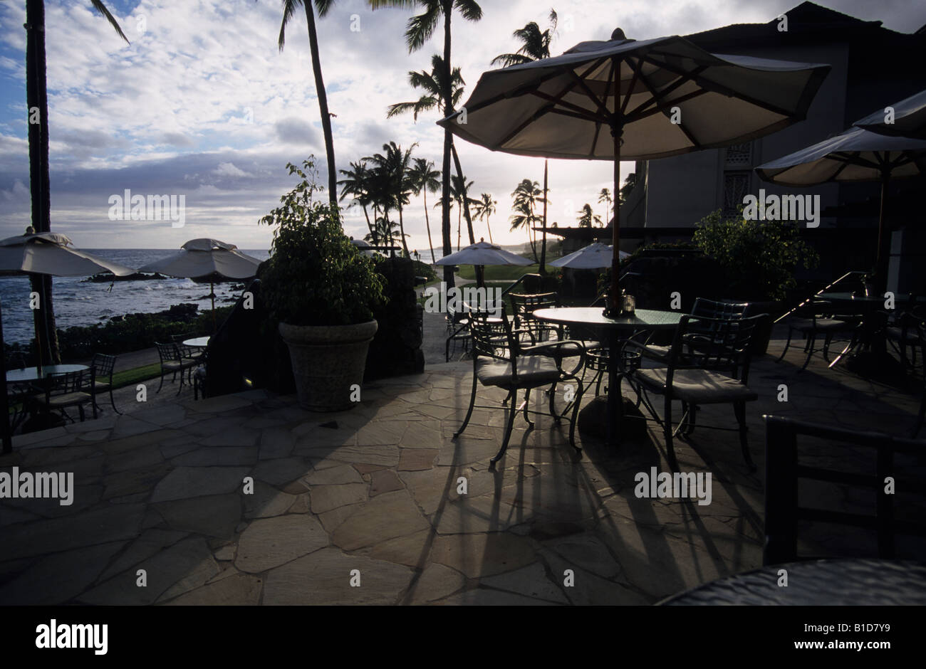 Sheraton Hotel, Poipu, Kauai, Hawaii, at sunset Stock Photo - Alamy