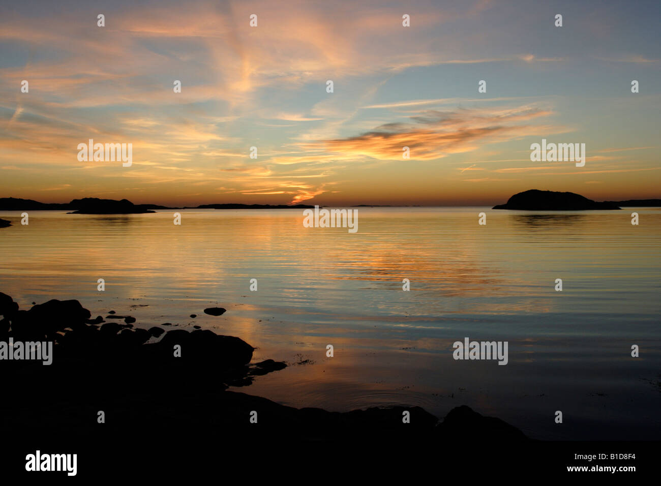 Beautiful evening light Stock Photo - Alamy