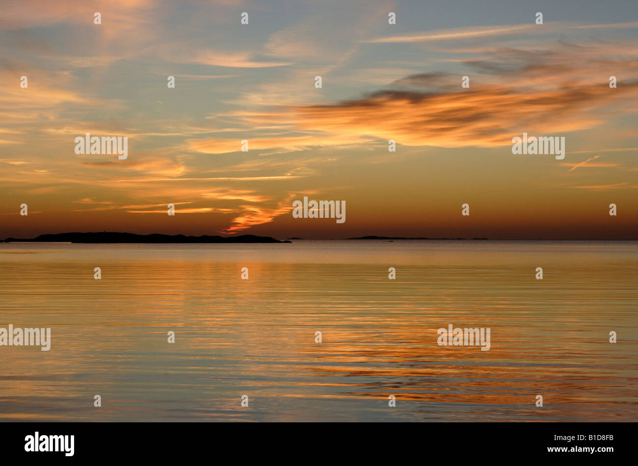 Brilliant blue late evening sky hi-res stock photography and images - Alamy