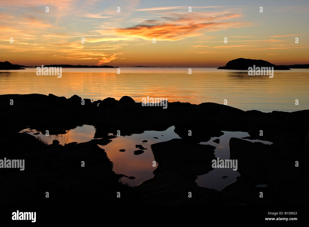 Beautiful evening light Stock Photo - Alamy