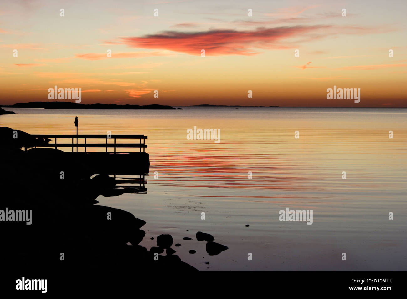 Beautiful evening light Stock Photo - Alamy