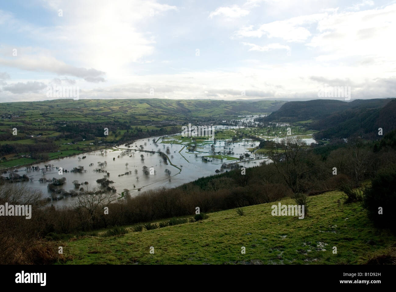 Flooding in conwy valley hi-res stock photography and images - Alamy