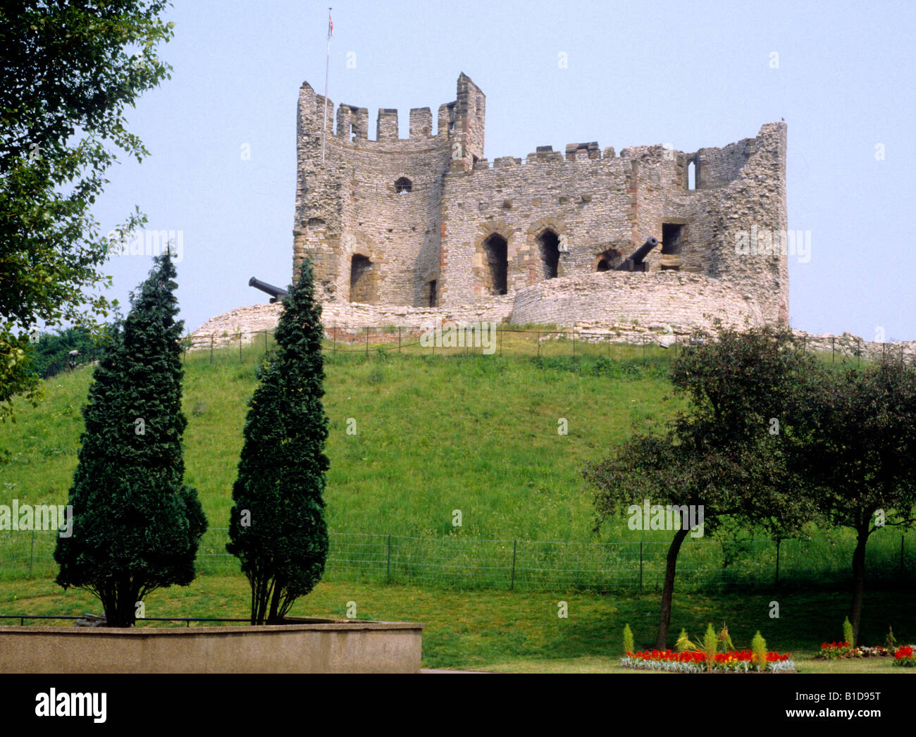 Dudley Castle Worcestershire English Medieval fortress building ...