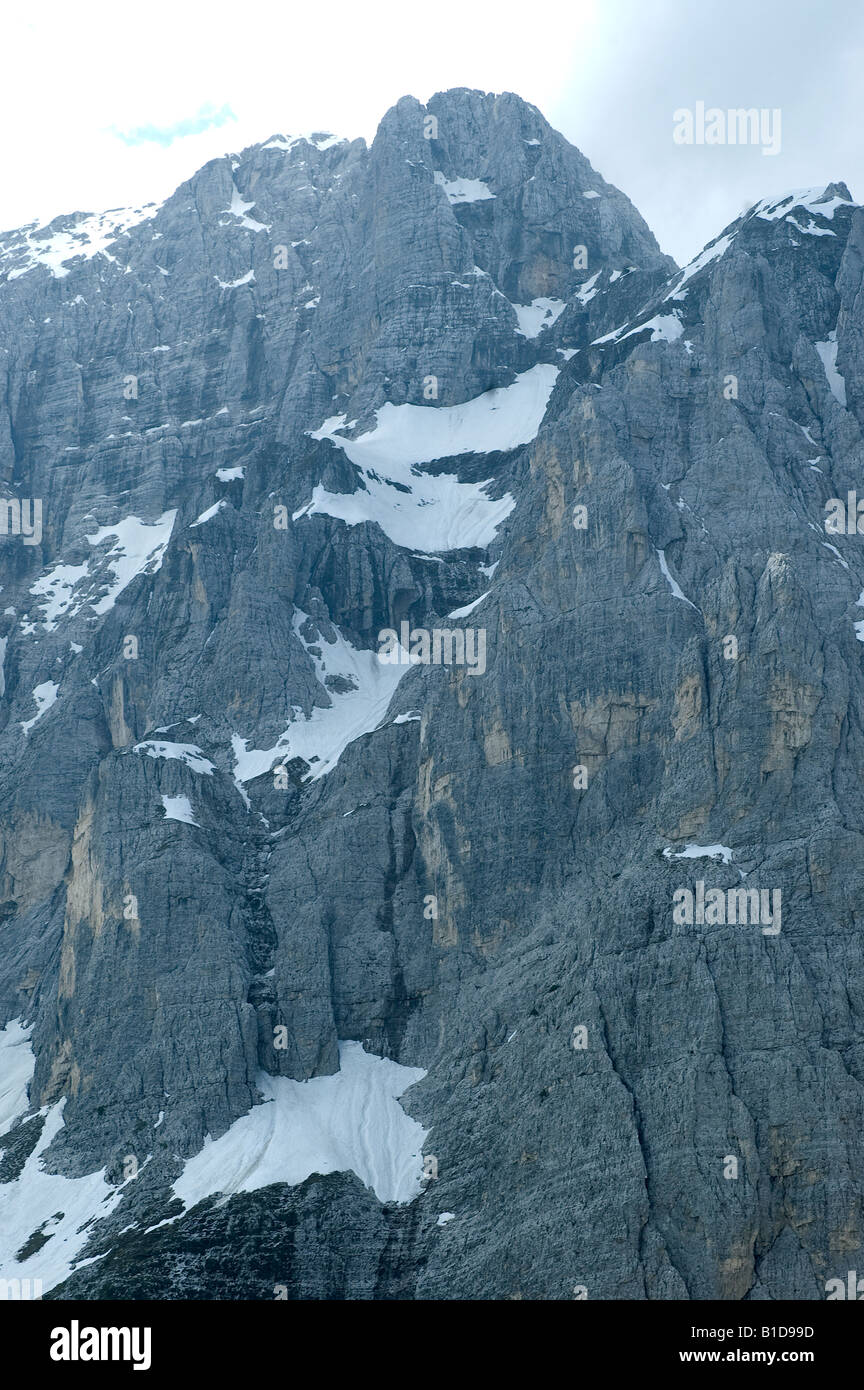 The north tower of the "Jof di Montasio" mount Stock Photo - Alamy