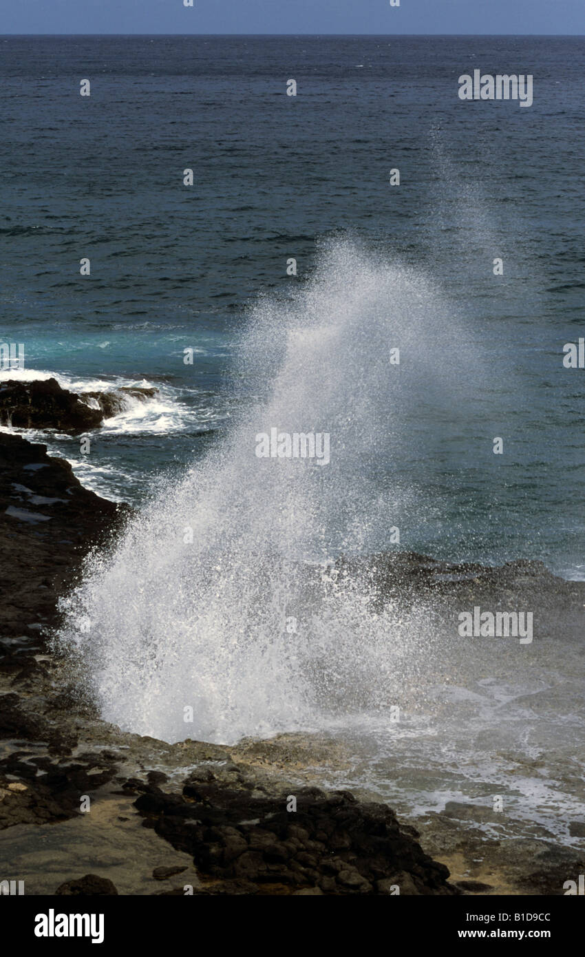 Spouting Horn, Kauai, Hawaii Stock Photo - Alamy