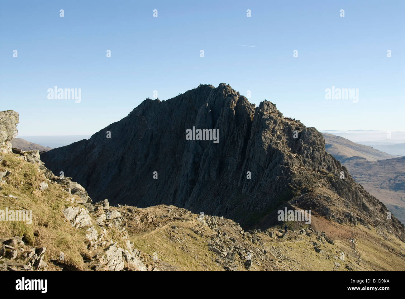 Crib goch route hi-res stock photography and images - Alamy