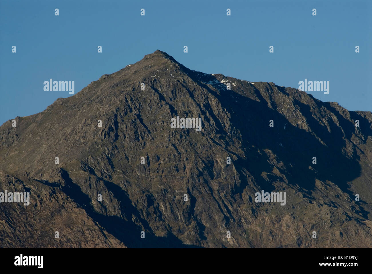 Summit of Snowdon Stock Photo - Alamy