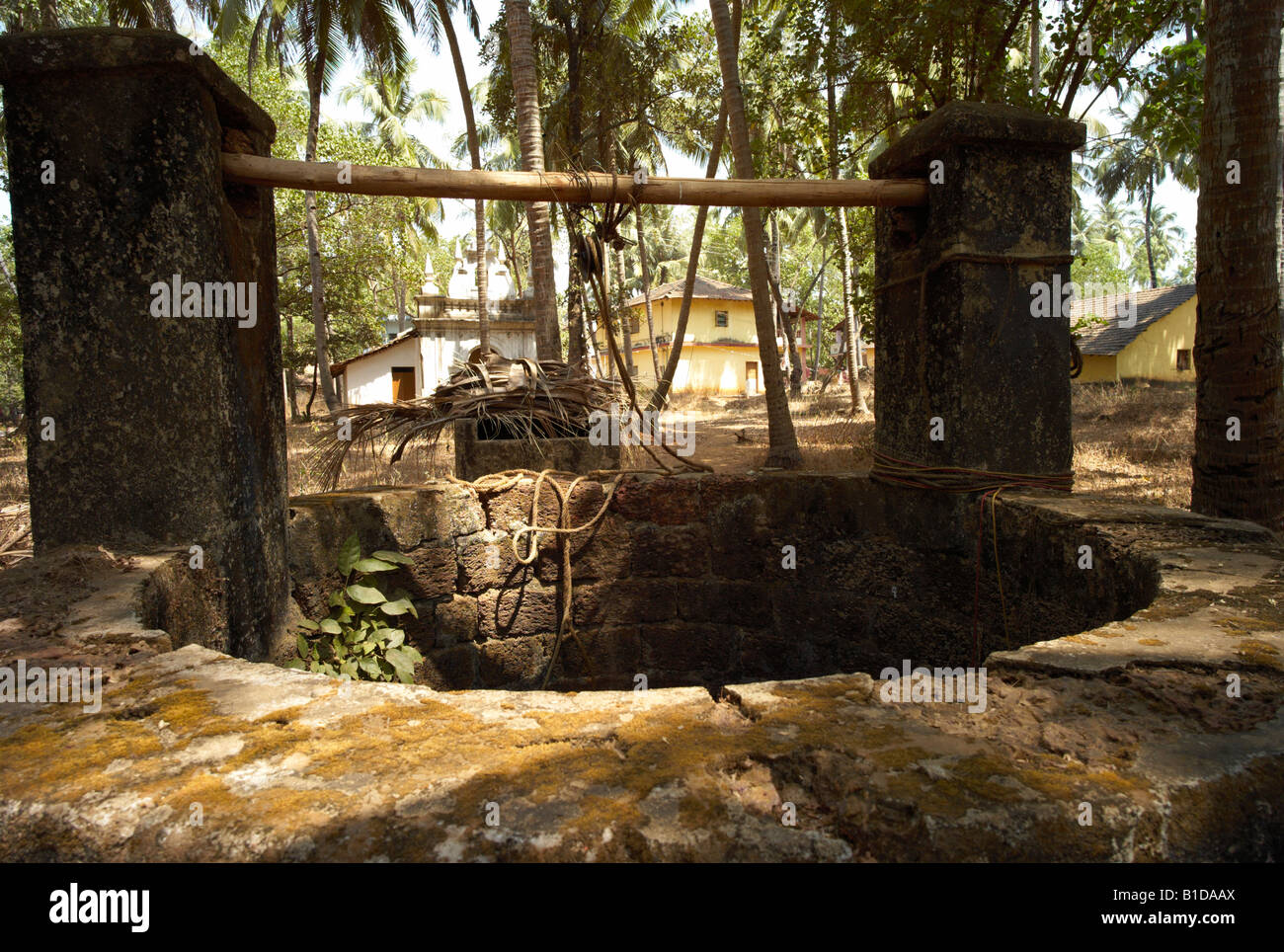 India Goa well Stock Photo - Alamy
