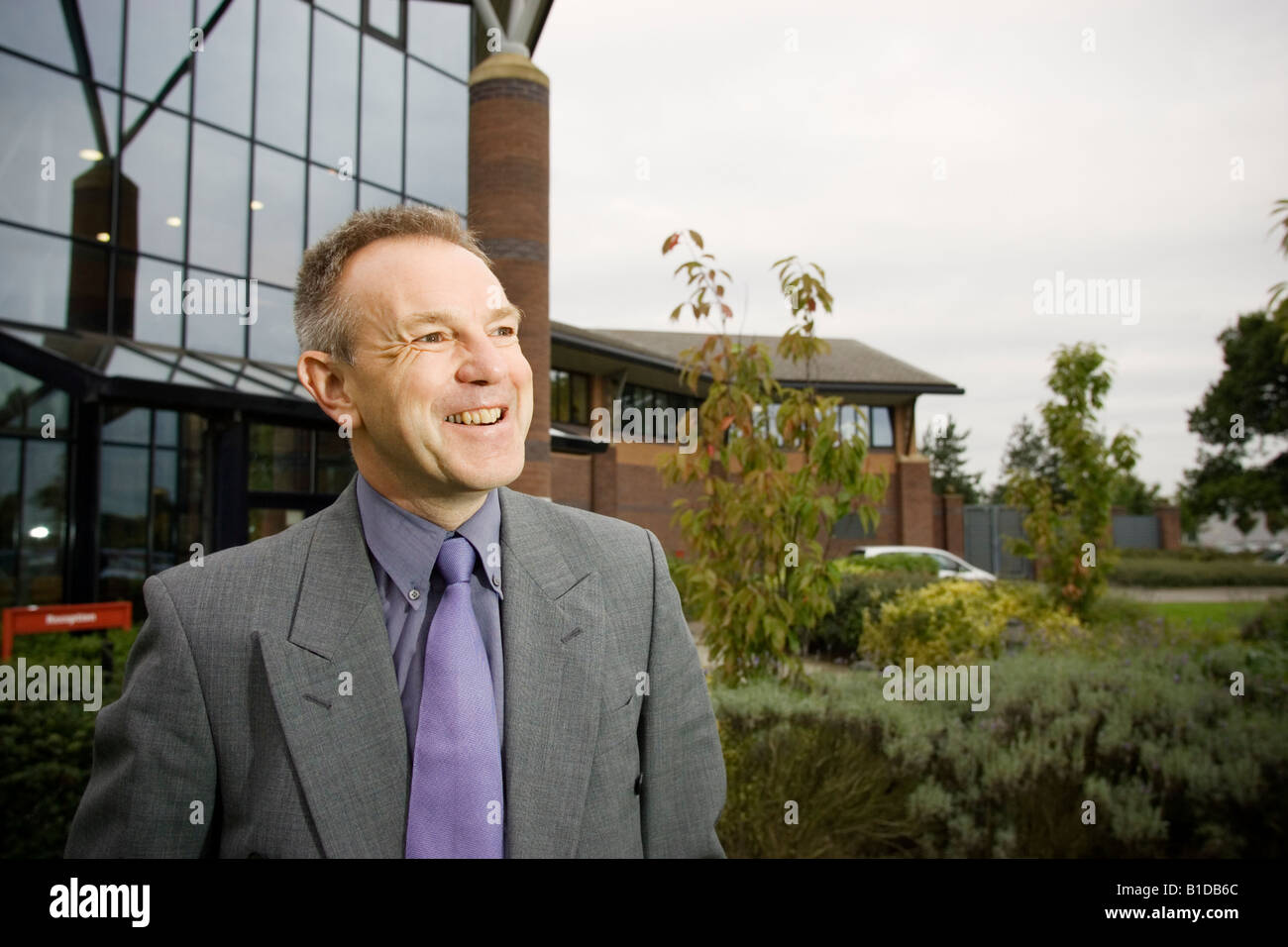 Portrait of Peter Rowley CEO of the "Darlington Building Society Stock ...