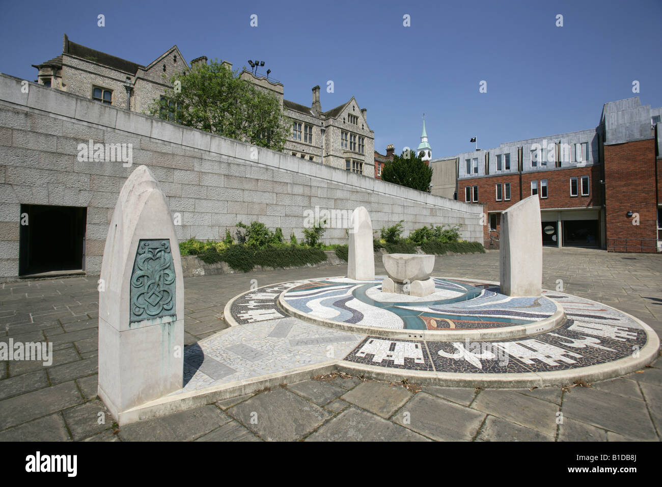 City of Winchester, England. The Rachel Fenner sculpted Hampshire ...